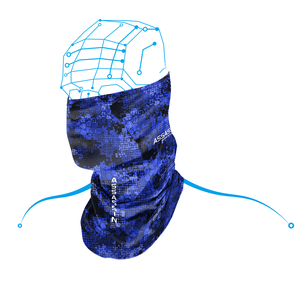 Assassin Neck Gaiter - UV Protection Fishing Face Cover | Monster ...